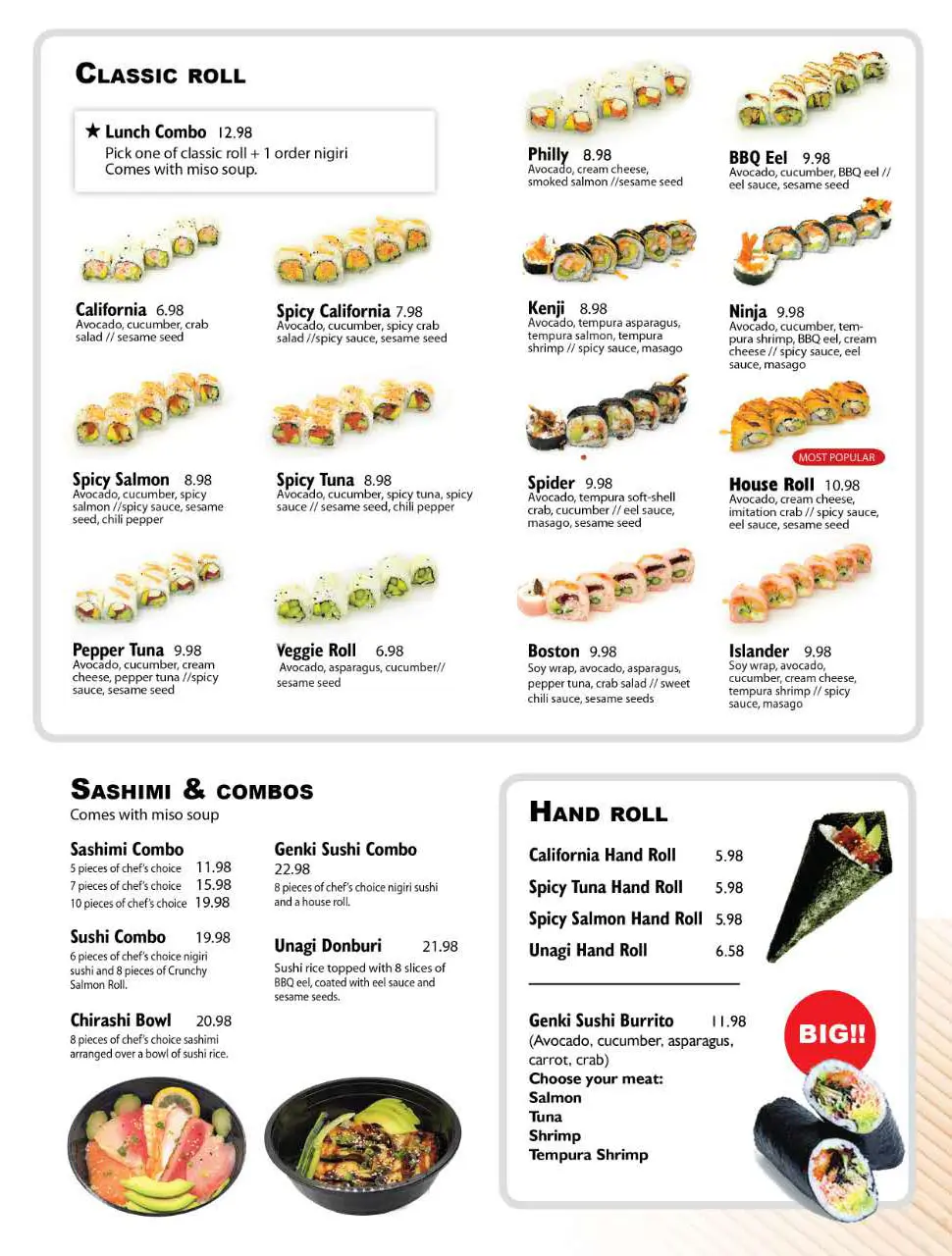 Gen Sushi｜Online Order｜Battle Ground｜WA